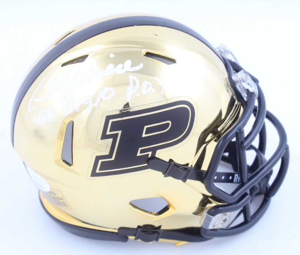 Bob Griese Signed Purdue Boilermakers Chrome Alternate Speed Mini ...