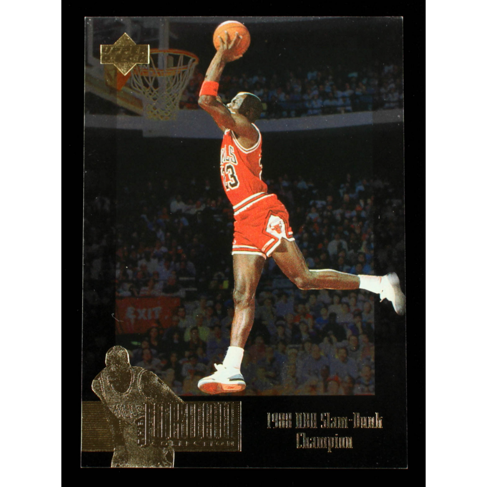 Michael Jordan 1995-96 Upper Deck Jordan Collection #JC6 / Slam Dunk ...