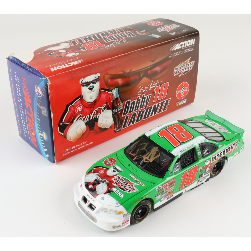 Bobby Labonte Signed LE #18 Interstate Batteries / Coca-Cola Polar Bear ...