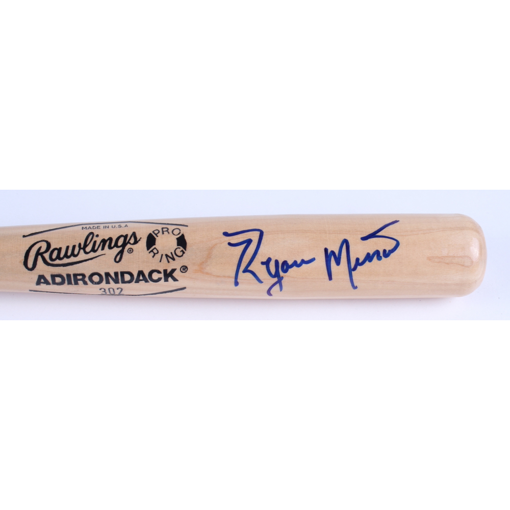Ryan Minor Signed Rawlings Adirondack Mini Baseball Bat (Beckett ...