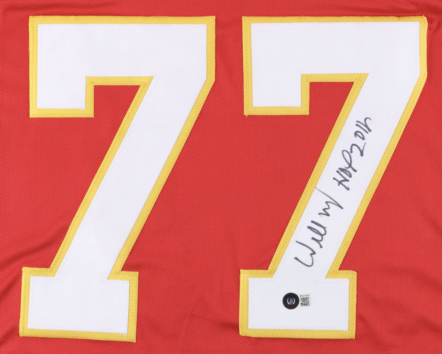 Willie Roaf Signed Jersey Inscribed "HOF 2012" (Beckett) | Pristine Auction