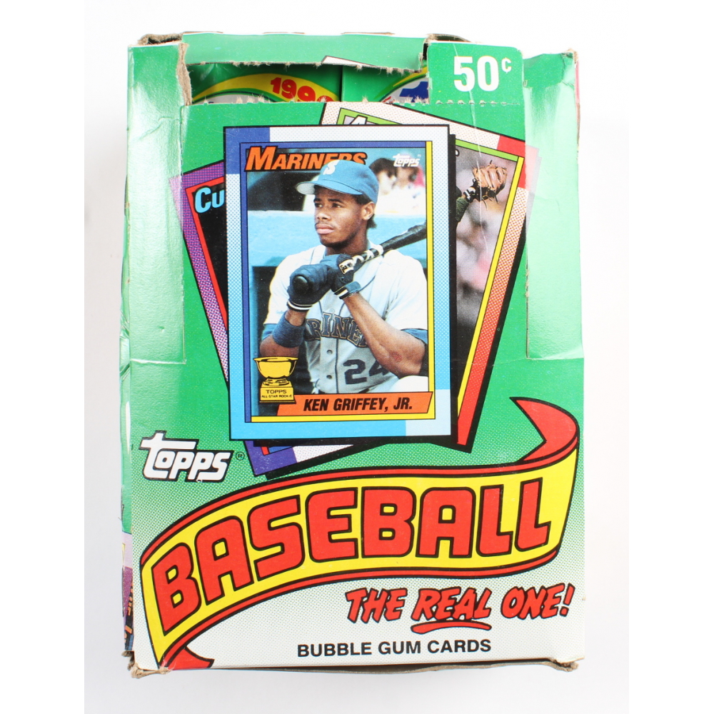 1990 Topps Baseball Wax Box with (36) Packs | Pristine Auction