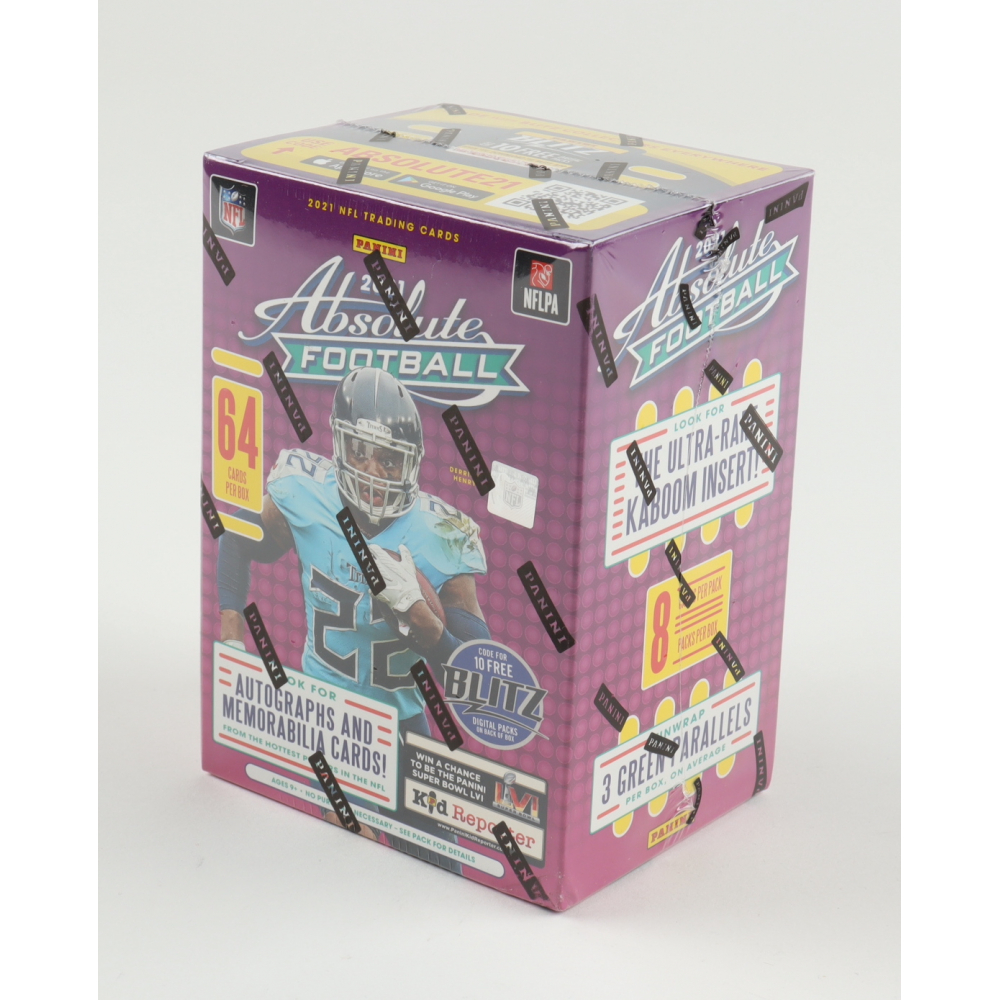 2021 Panini Absolute Football Blaster Box with (8) Packs | Pristine Auction