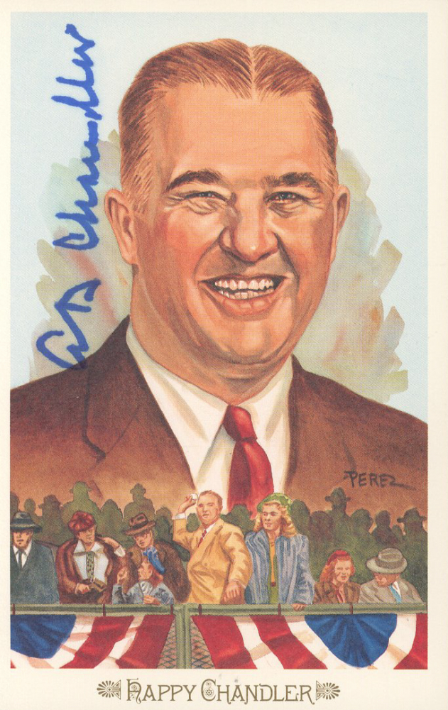Happy Chandler Signed 3.5x5.5 LE Perez Steele Galleries Hall of Fame ...
