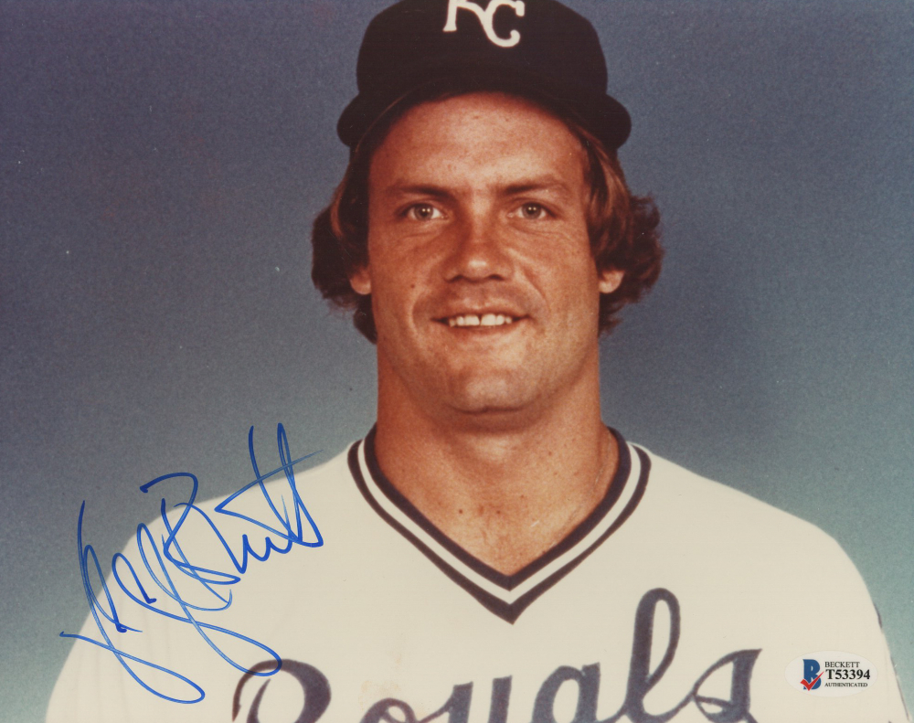 George Brett Signed Royals 8x10 Photo (Beckett) | Pristine Auction