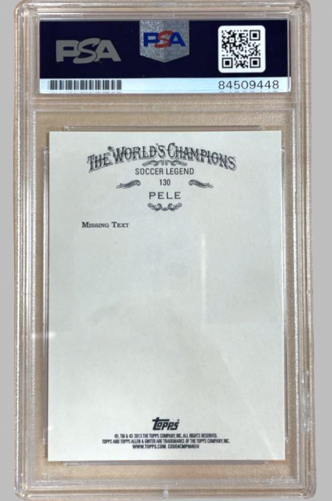 Pele Signed 2013 Topps Allen and Ginter #130A (PSA) | Pristine Auction