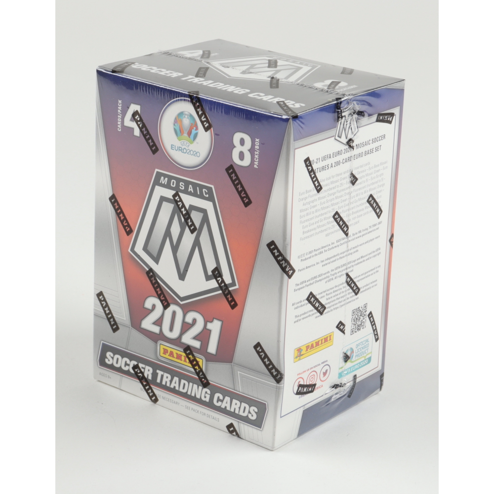 2021 Panini Mosaic UEFA Euro 2021 Soccer Blaster Box with (8) Packs ...