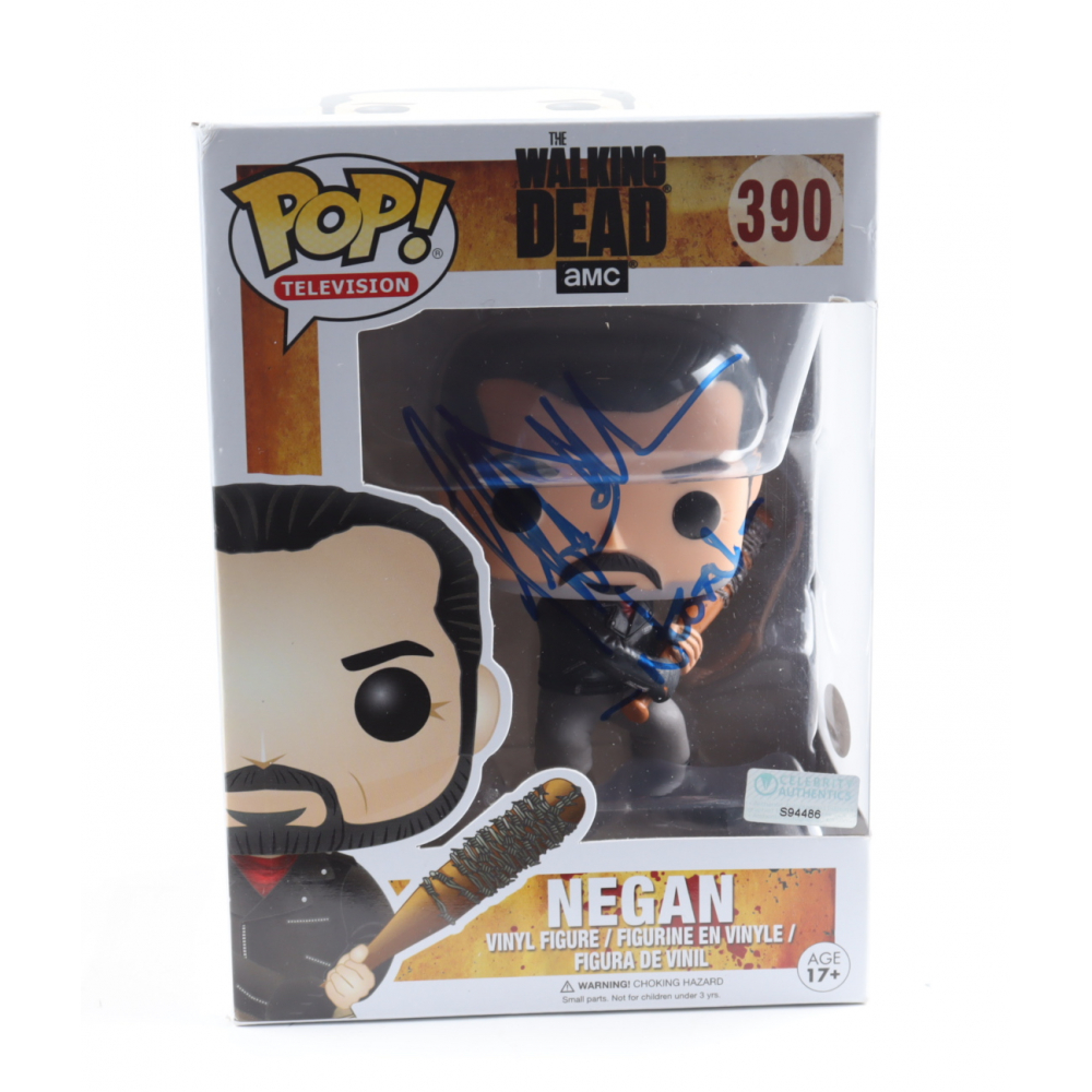 Jeffrey Dean Morgan Signed "The Walking Dead" #390 Negan Funko Pop ...
