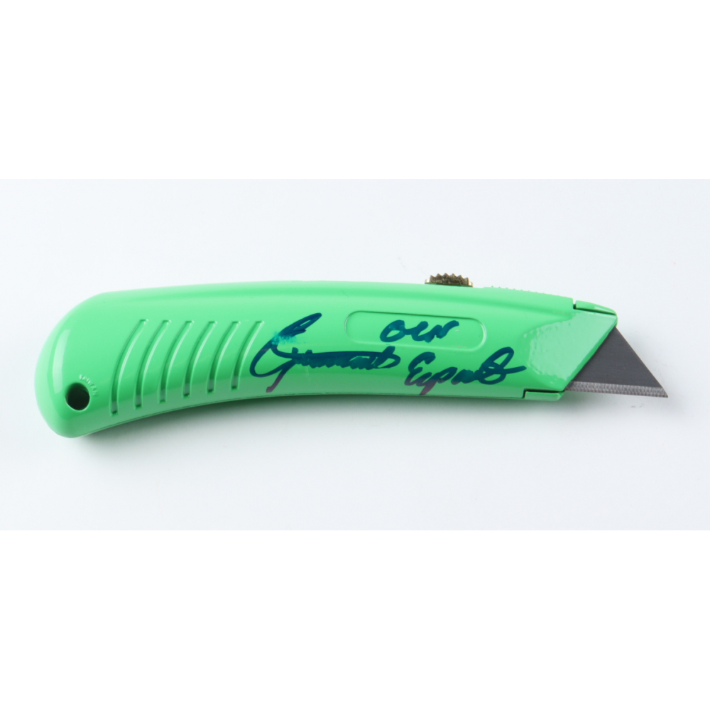 Giancarlo Esposito Signed "Breaking Bad" Box Cutter Inscribed "Gus ...