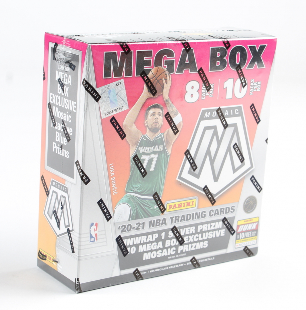 2020-21 Panini Mosaic Basketball Mega Box with (10) Packs | Pristine ...