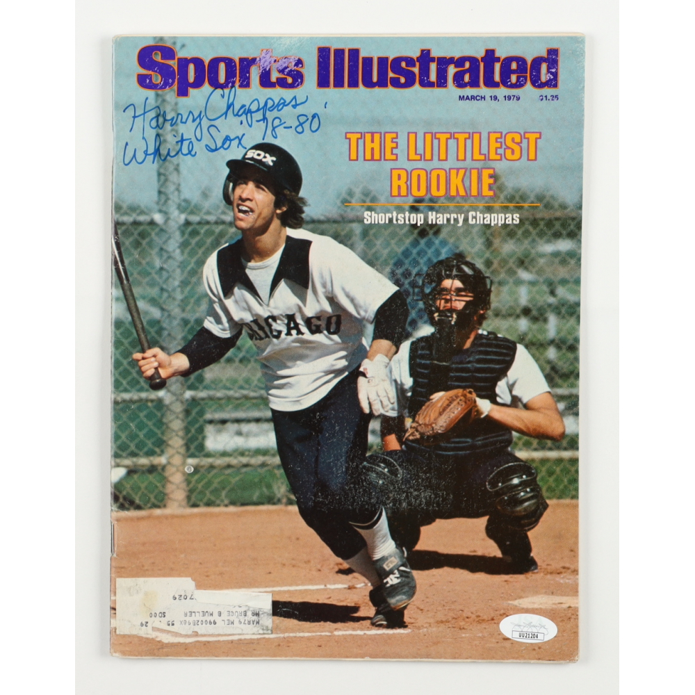 Harry Chappas Signed 1979 Sports Illustrated Magazine Inscribed "White ...