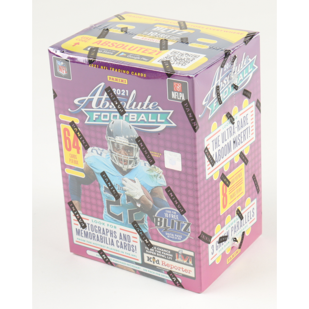 2021 Panini Absolute Football Blaster Box with (8) Packs | Pristine Auction
