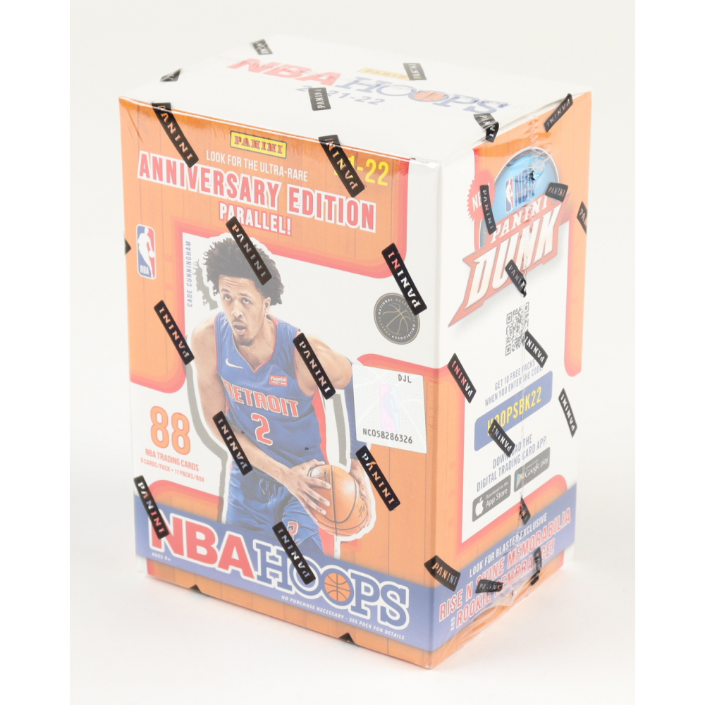 2021-22 Panini NBA Hoops Basketball Blaster Box with (11) Packs ...