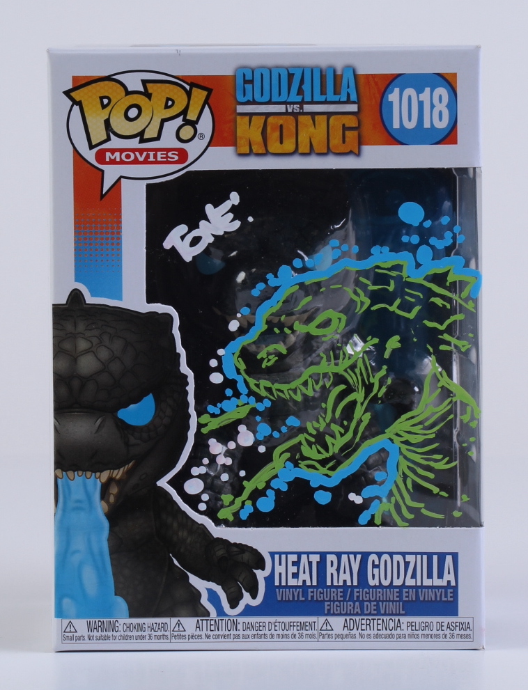 Tone Rodriguez Signed "Godzilla vs Kong" #1018 Heat Ray Godzilla Funko ...