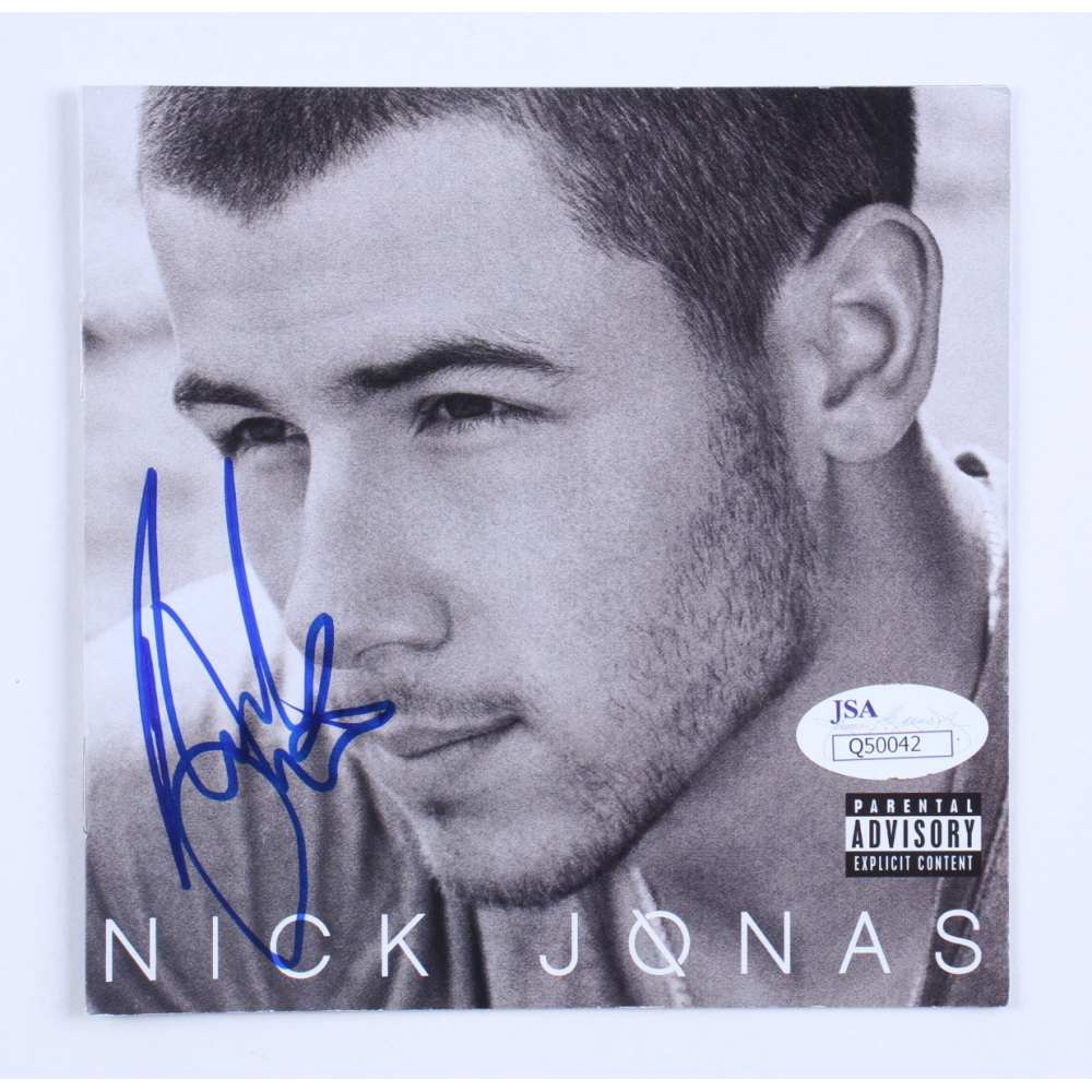 Nick Jonas Signed "Nick Jonas" CD Cover (JSA) | Pristine Auction