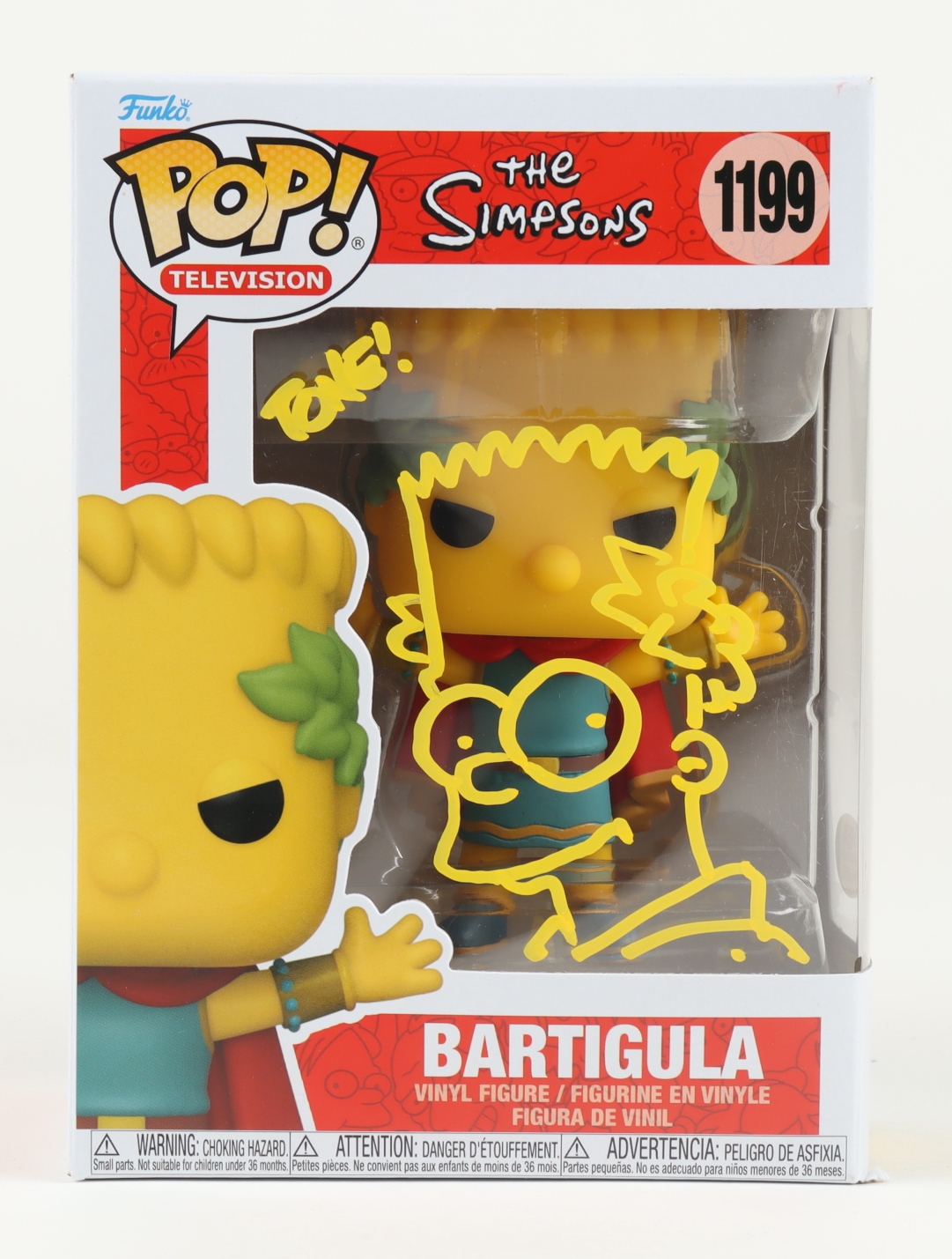 Tone Rodriguez Signed "The Simpsons" #1199 Bartigula Funko Pop! Vinyl ...