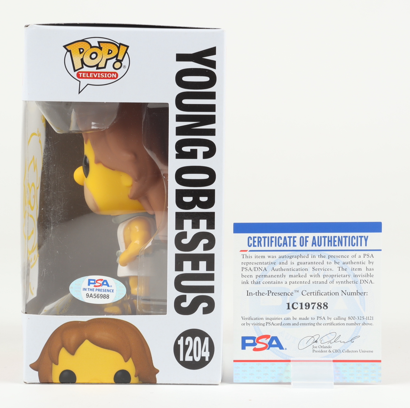 Tone Rodriguez Signed "The Simpsons" #1204 Young Obeseus Funko Pop ...
