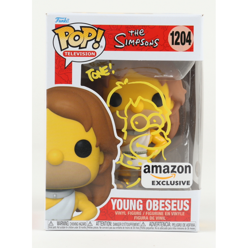 Tone Rodriguez Signed "The Simpsons" #1204 Young Obeseus Funko Pop ...