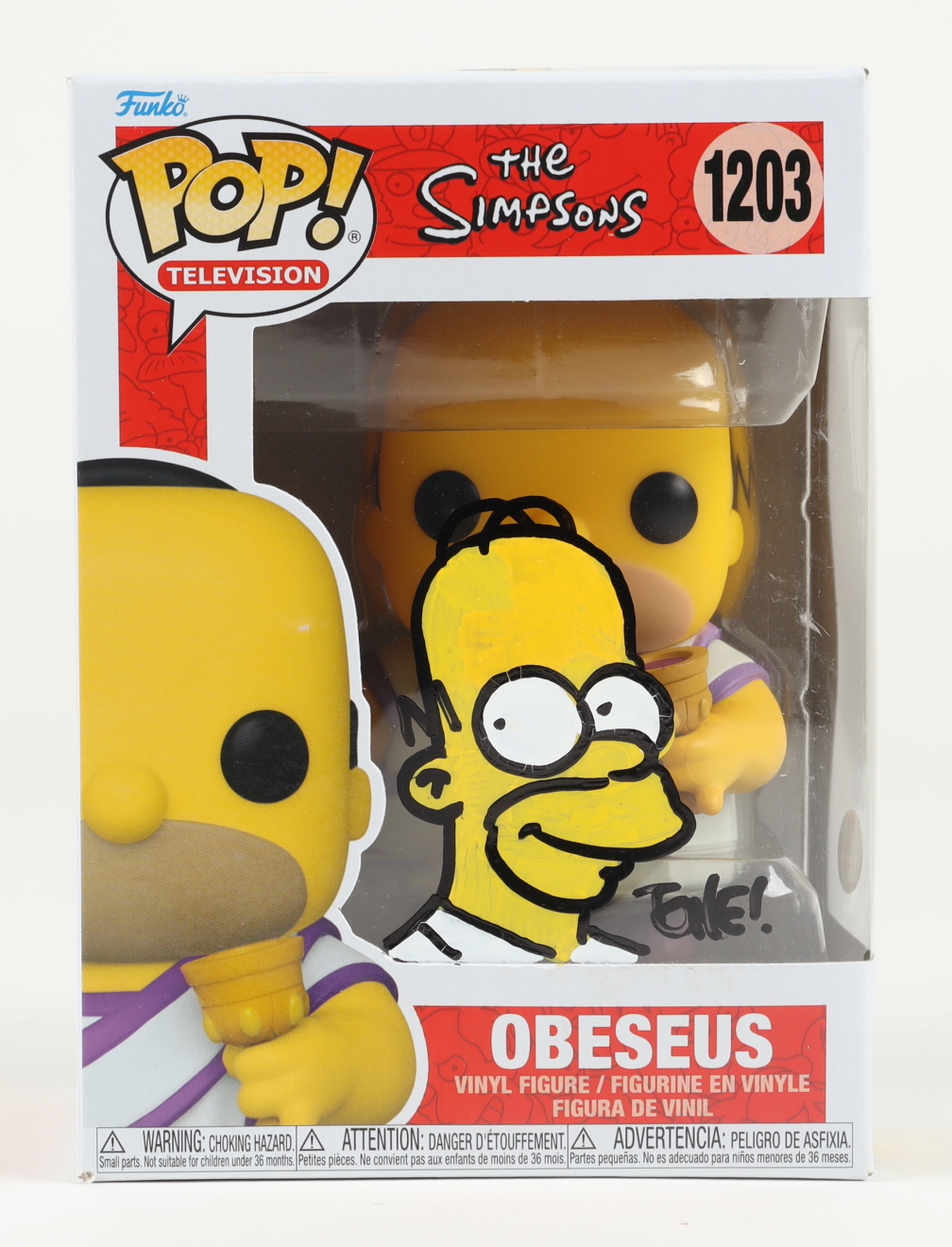 Tone Rodriguez Signed "The Simpsons" #1203 Obeseus Funko Pop! Vinyl ...