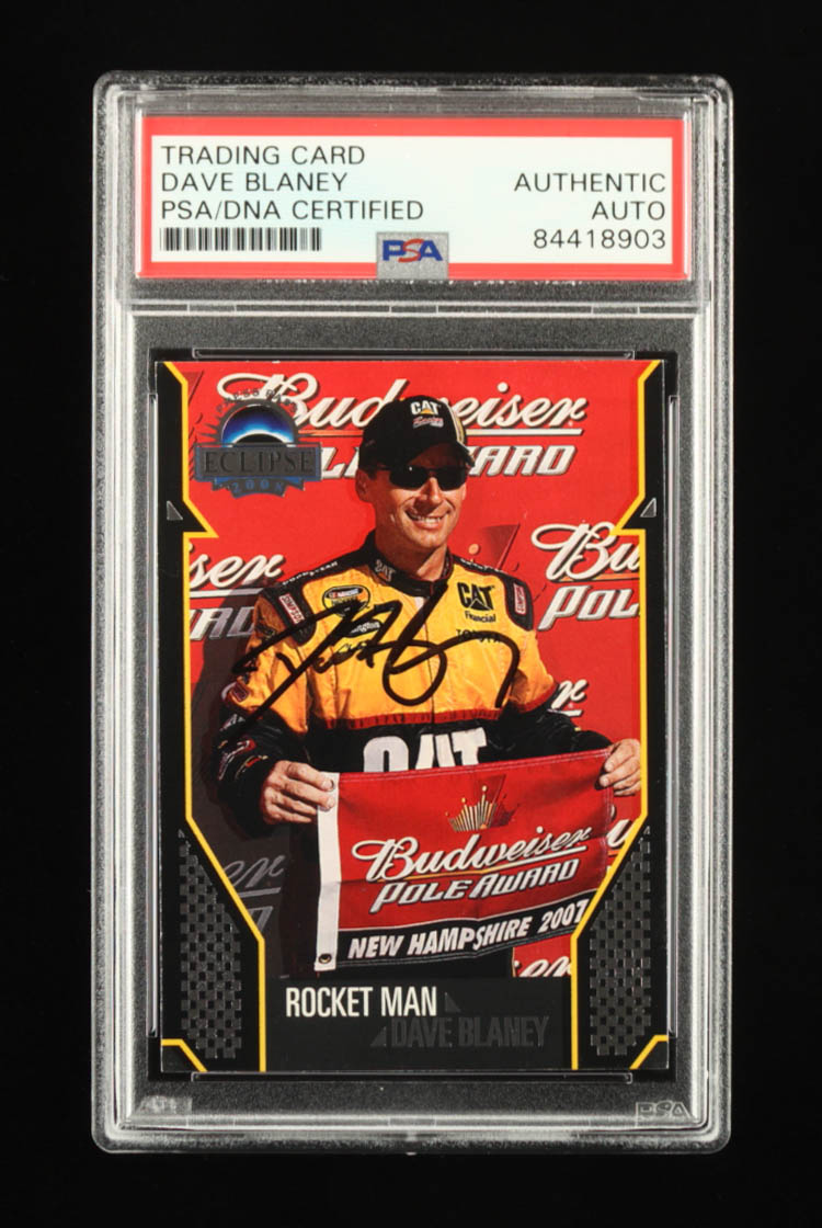 Dave Blaney Signed 2008 Press Pass Eclipse #35 RM (PSA) | Pristine Auction