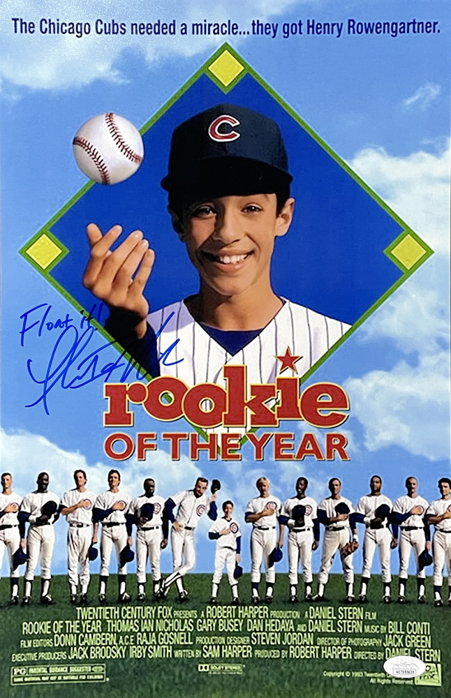 Thomas Ian Nicholas Signed "Rookie of the Year" 11x17 Movie Poster ...