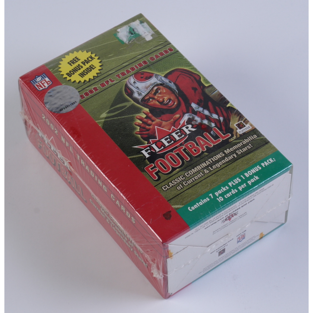 2002 Fleer Football Card Blaster Box with (8) Packs | Pristine Auction