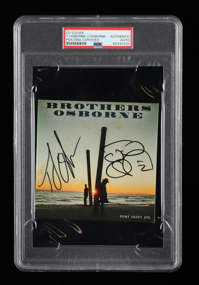 John Osborne & T.J. Osborne Signed Brothers Osborne "Port Saint Joe" CD ...