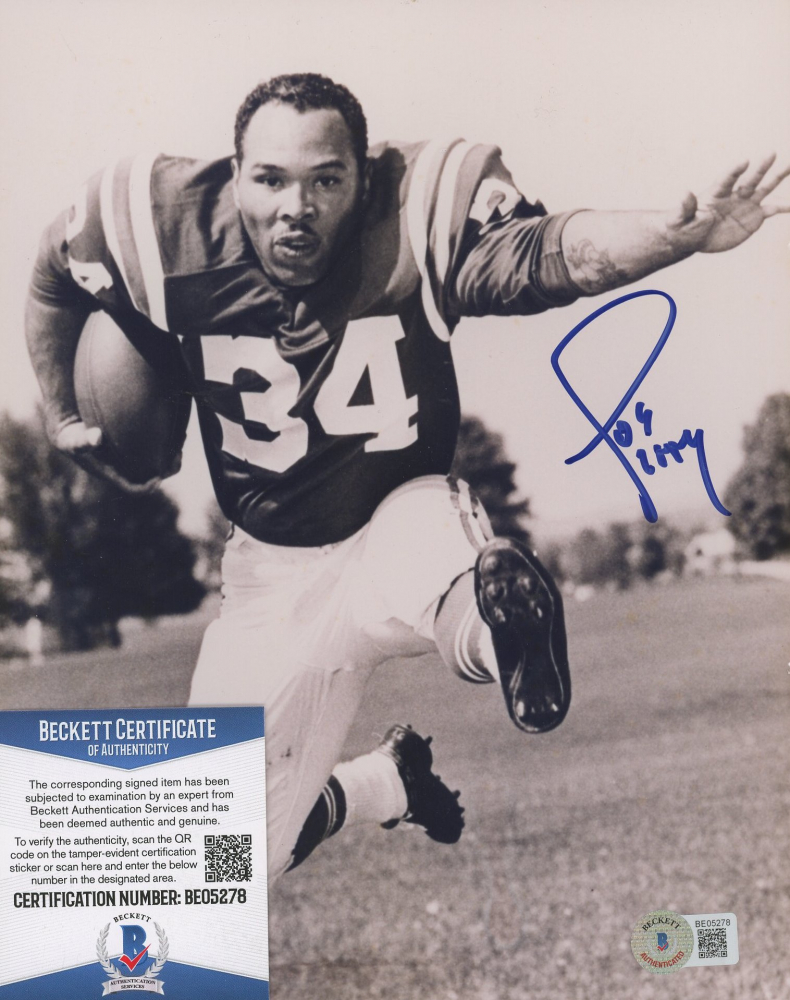 Joe Perry Signed 49ers 8x10 Photo (Beckett) | Pristine Auction