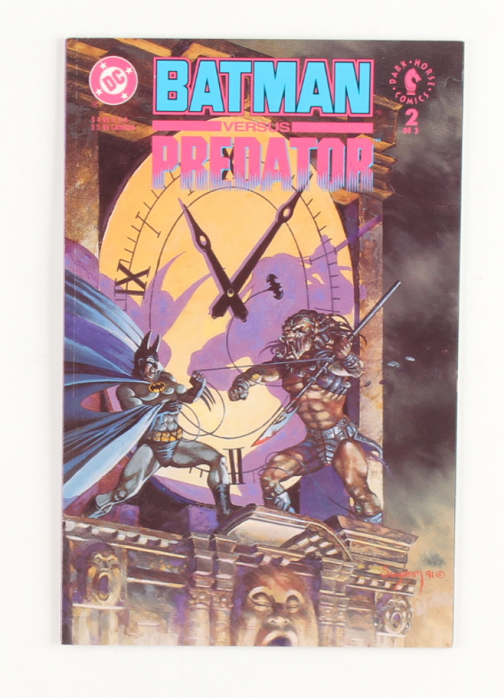 1992 "Batman Versus Predator" Issue #2 DC Comic Book | Pristine Auction