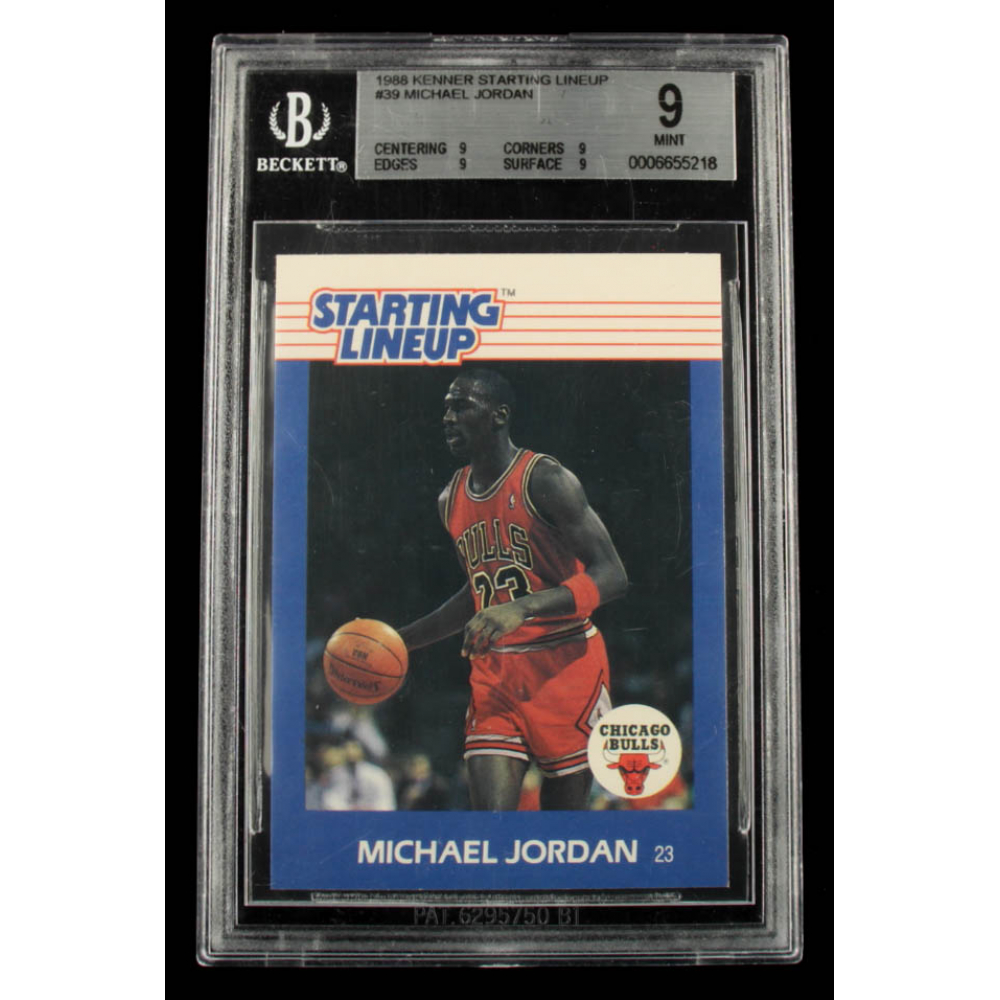 Michael Jordan 1988 Kenner Starting Lineup Cards #40 (BGS 9) | Pristine ...