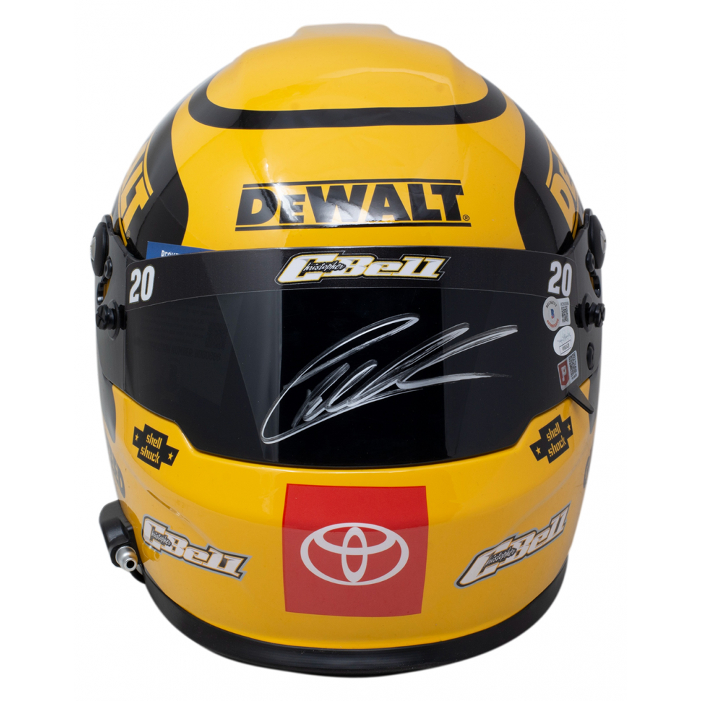Christopher Bell Signed NASCAR DeWalt Full-Size Helmet (PA, Beckett ...