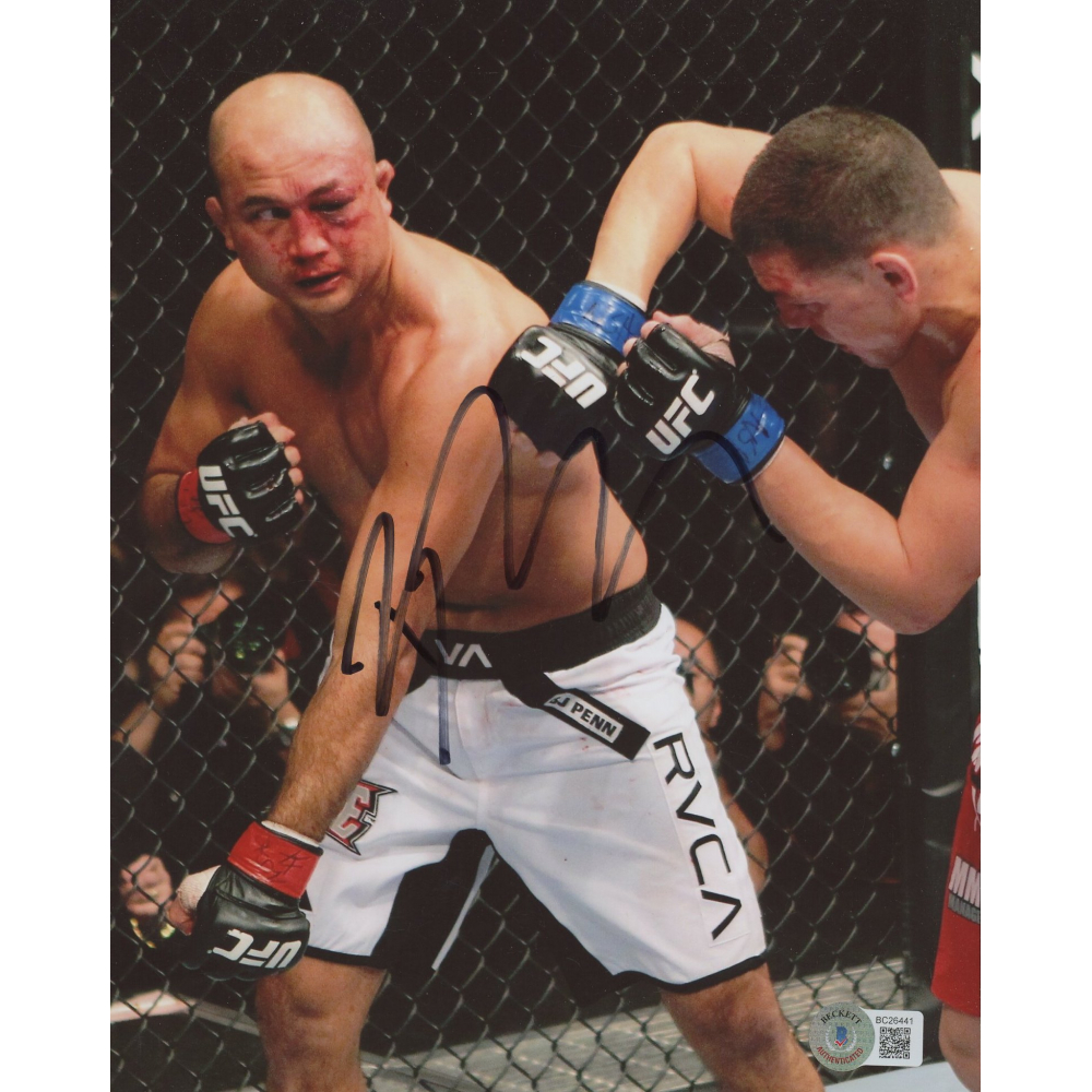 B.J. Penn Signed 8x10 Photo (Beckett) | Pristine Auction