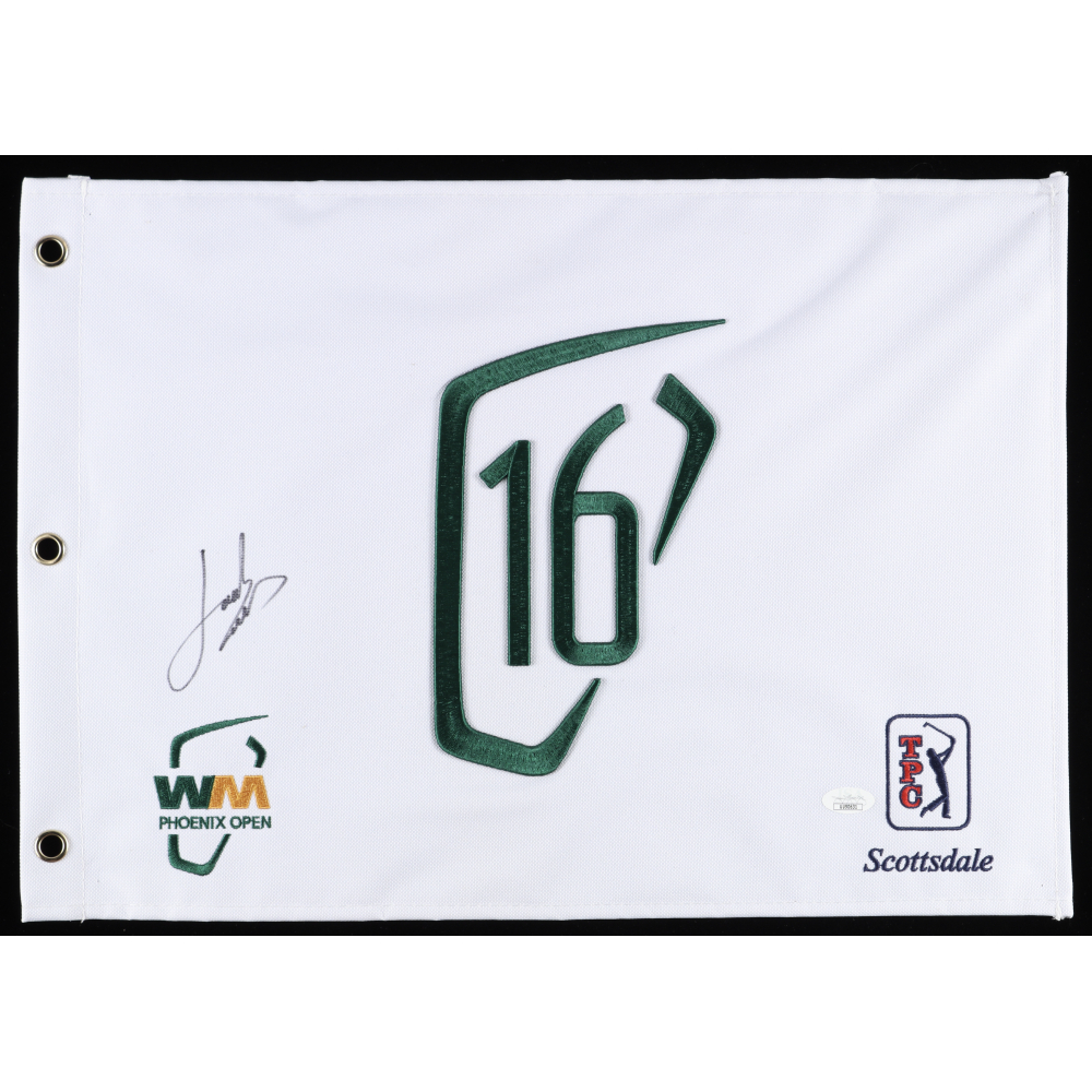 Jordan Spieth Signed Phoenix Open 14x20 Flag (JSA) | Pristine Auction