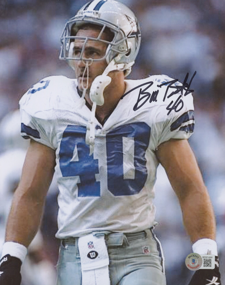 Bill Bates Signed Cowboys 8x10 Photo (Beckett) | Pristine Auction