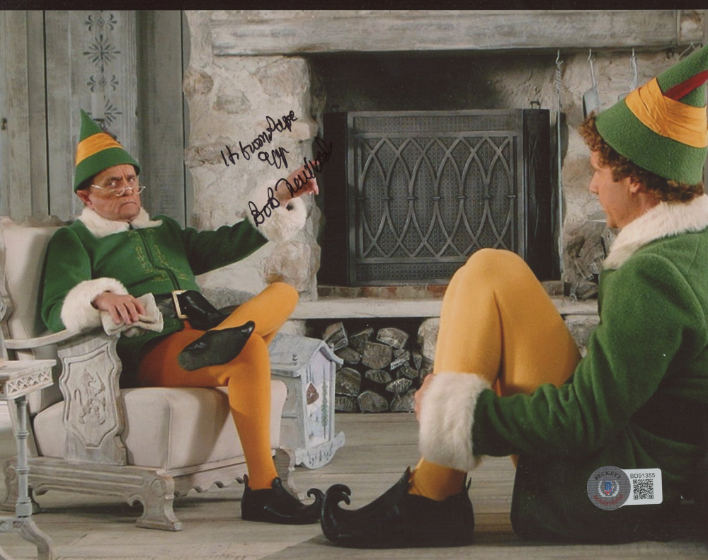 Bob Newhart Signed "Elf" 8x10 Photo Inscribed "Hi From Papa Elf ...
