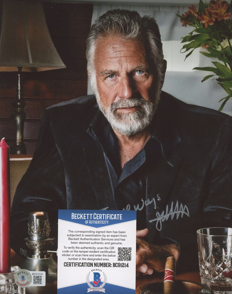 Jonathan Goldsmith Signed "The Most Interesting Man in the World" 8x10 ...