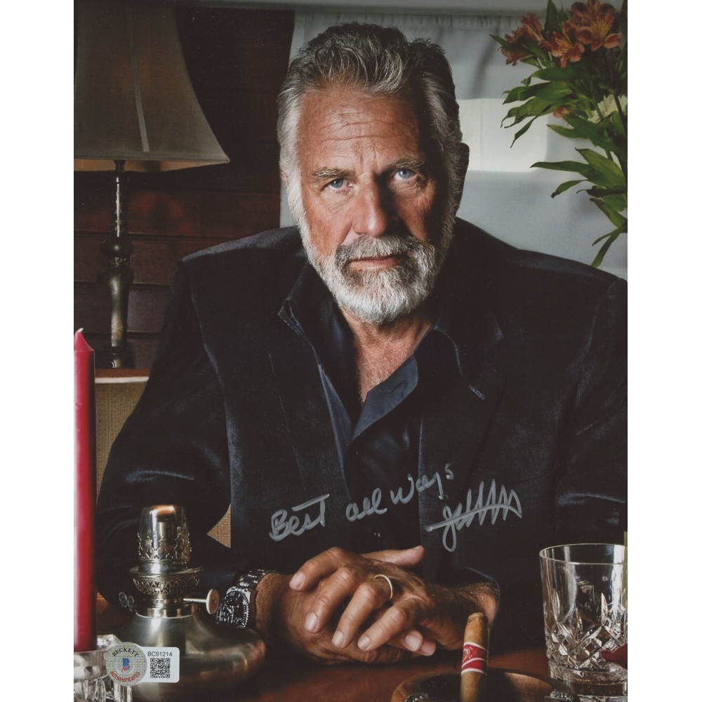Jonathan Goldsmith Signed "The Most Interesting Man in the World" 8x10 ...