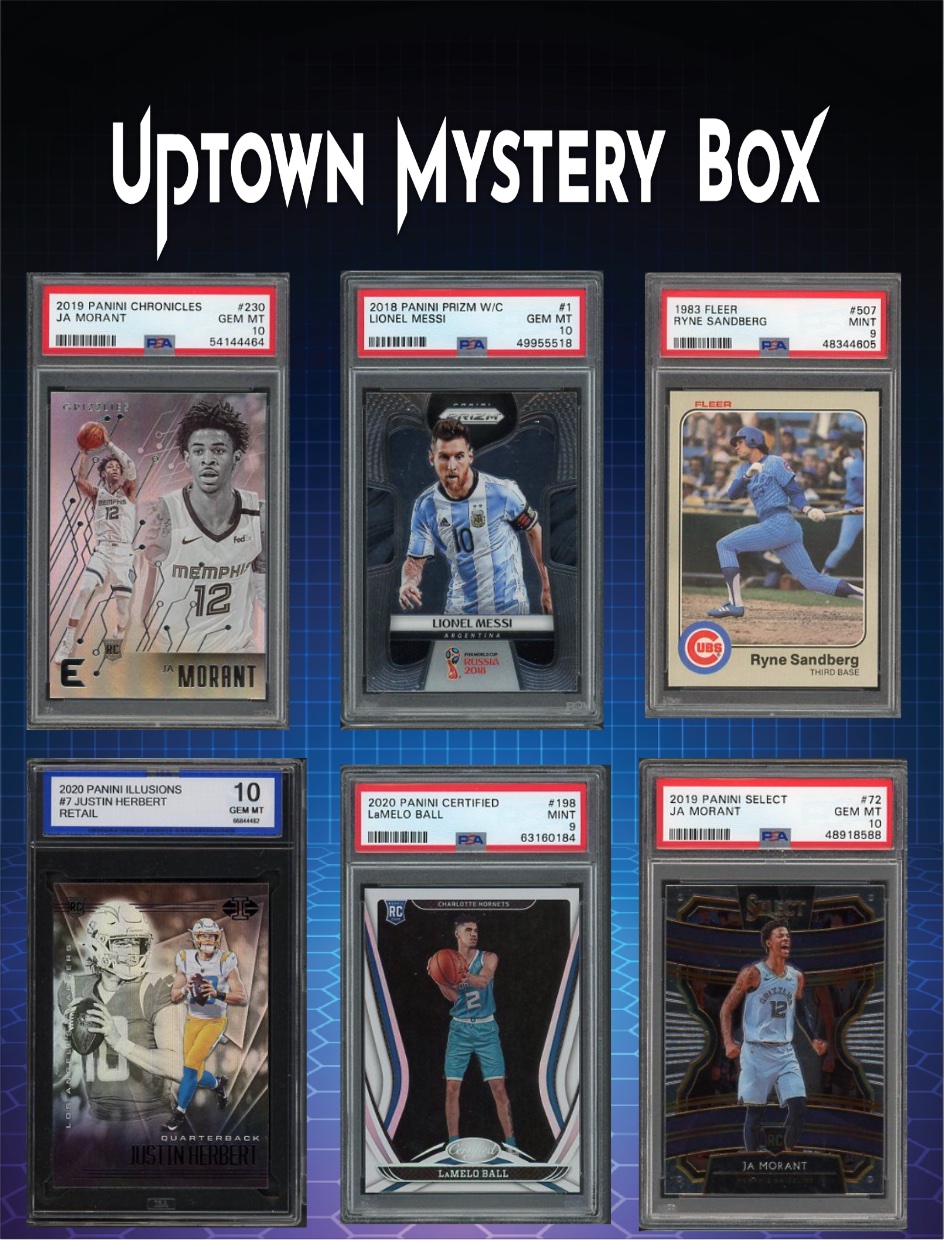 Uptown Slabs Series 1 Mystery Box - Chances of Kobe Bryant Patch Auto - Cristiano Ronaldo Patch ...
