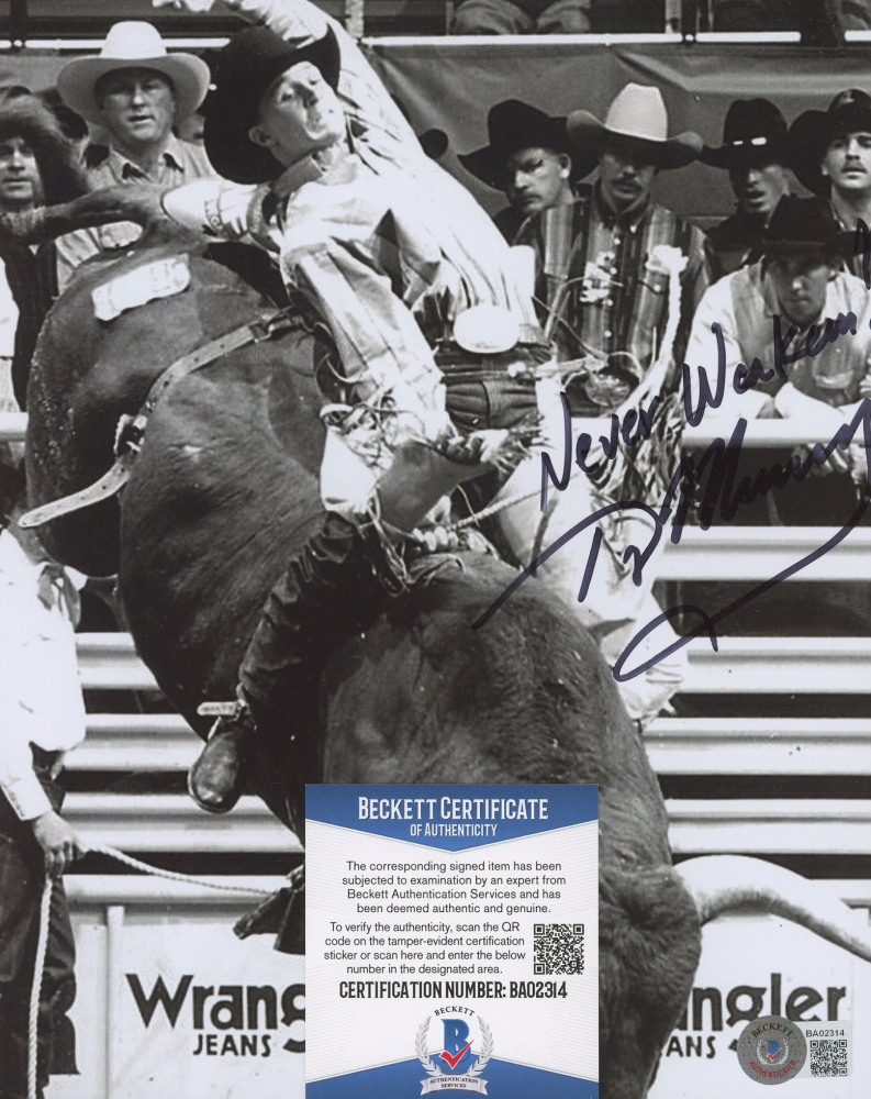 Ty Murray Signed 8x10 Photo Inscribed "Never Weaken!" (Beckett ...