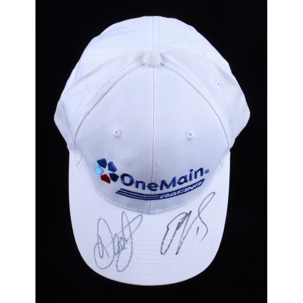 Dale Earnhardt & Elliott Sadler Signed One Main Racing Adjustable Hat ...