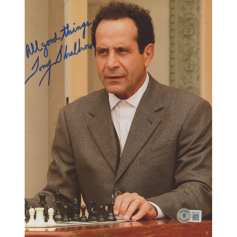 Tony Shalhoub Signed "Monk" 8x10 Photo Inscribed "All Good Things ...