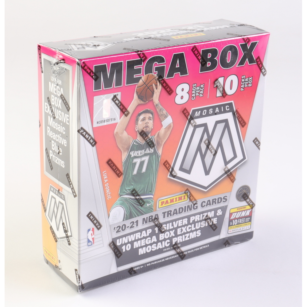 2020-21 Panini Mosaic Basketball Mega Box with (10) Packs | Pristine ...