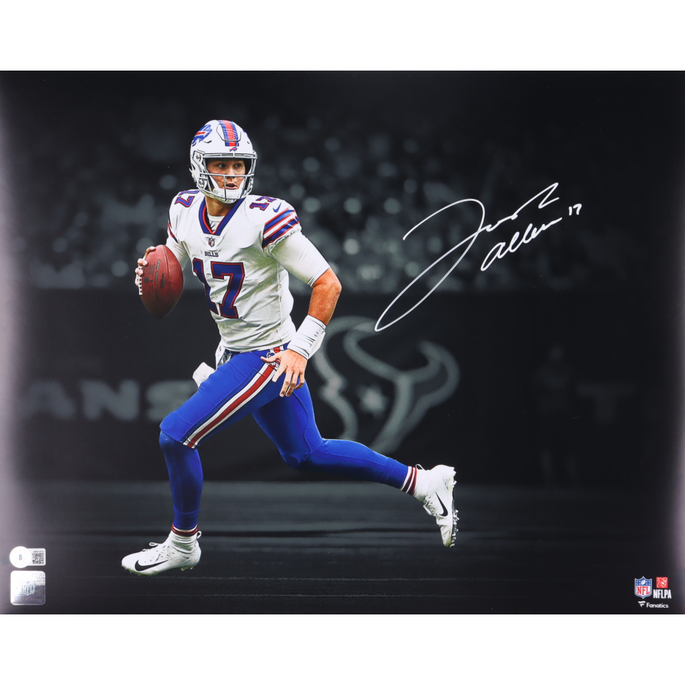 Josh Allen Signed Bills 16x20 Photo (Beckett) | Pristine Auction