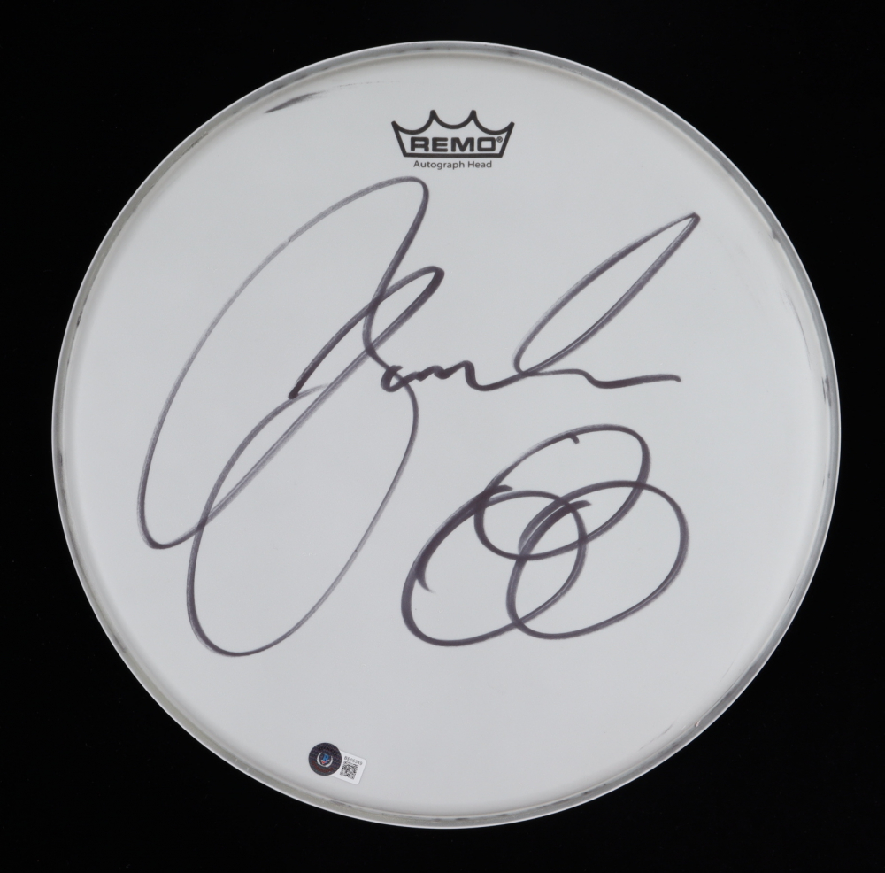 Jason Bonham Signed 14" Drum Head (Beckett) | Pristine Auction