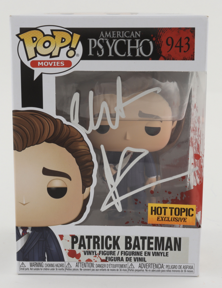 Christian Bale Signed "American Psycho" #943 Patrick Bateman Funko Pop ...