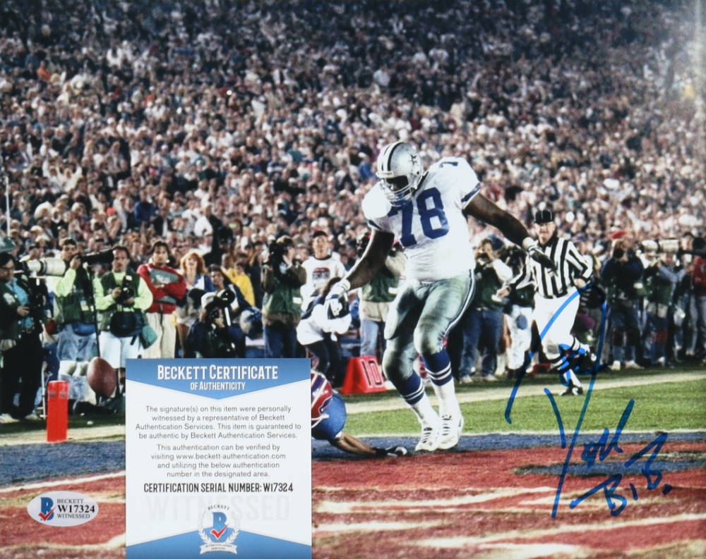 Don Beebe Signed Bills 8x10 Photo Inscribed "B.B." (Beckett) | Pristine ...