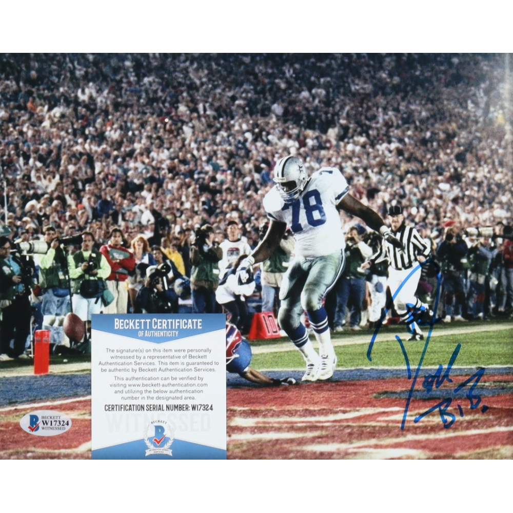 Don Beebe Signed Bills 8x10 Photo Inscribed "B.B." (Beckett) | Pristine ...