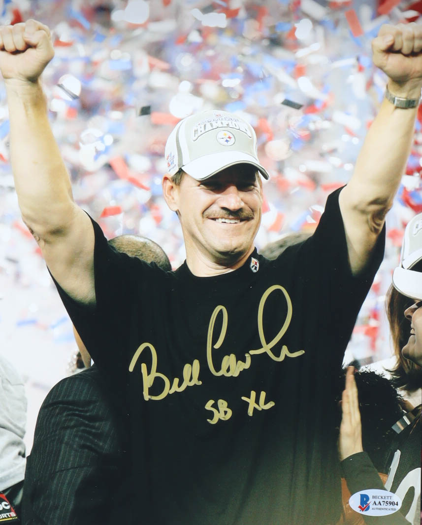 Bill Cowher Signed Steelers 8x10 Photo Inscribed "SB XL" (Beckett ...