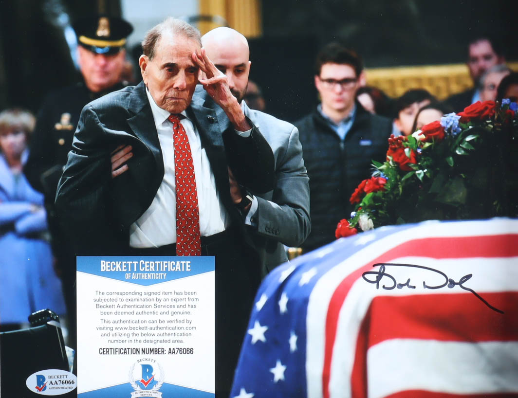 Bob Dole Signed 8x10 Photo (Beckett) | Pristine Auction