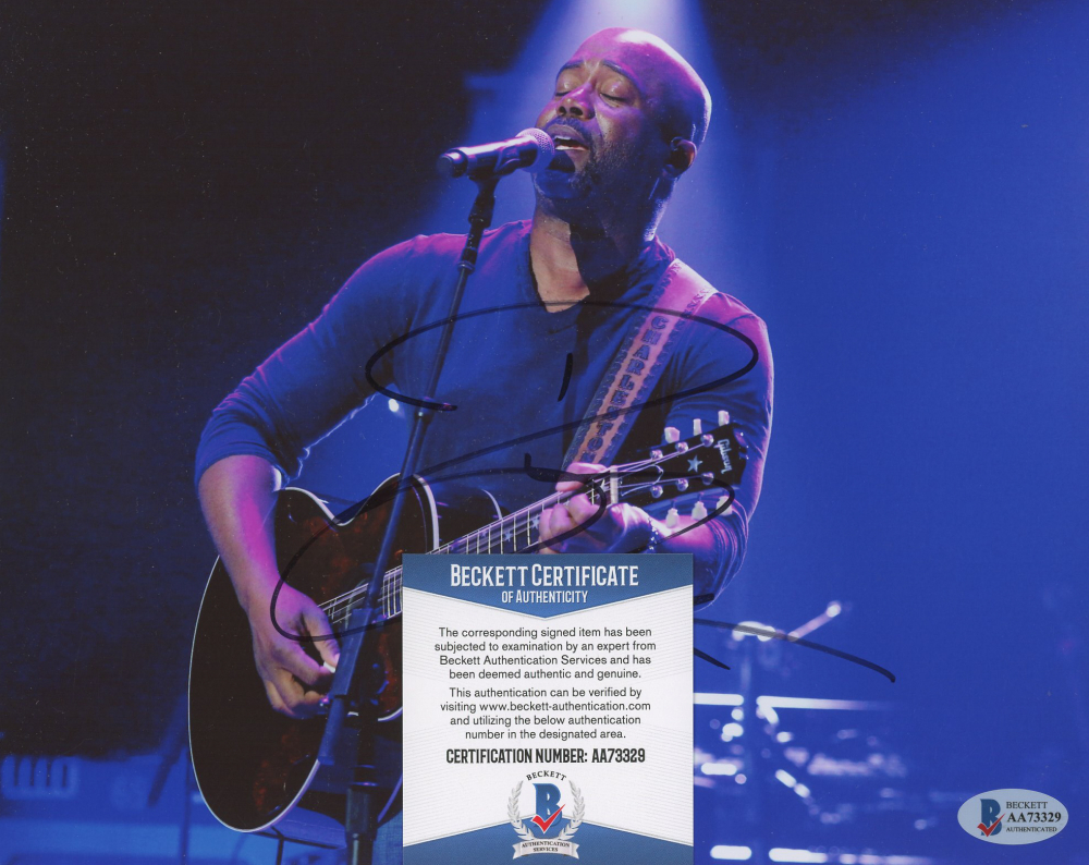 Darius Rucker Signed 8x10 Photo (Beckett) | Pristine Auction